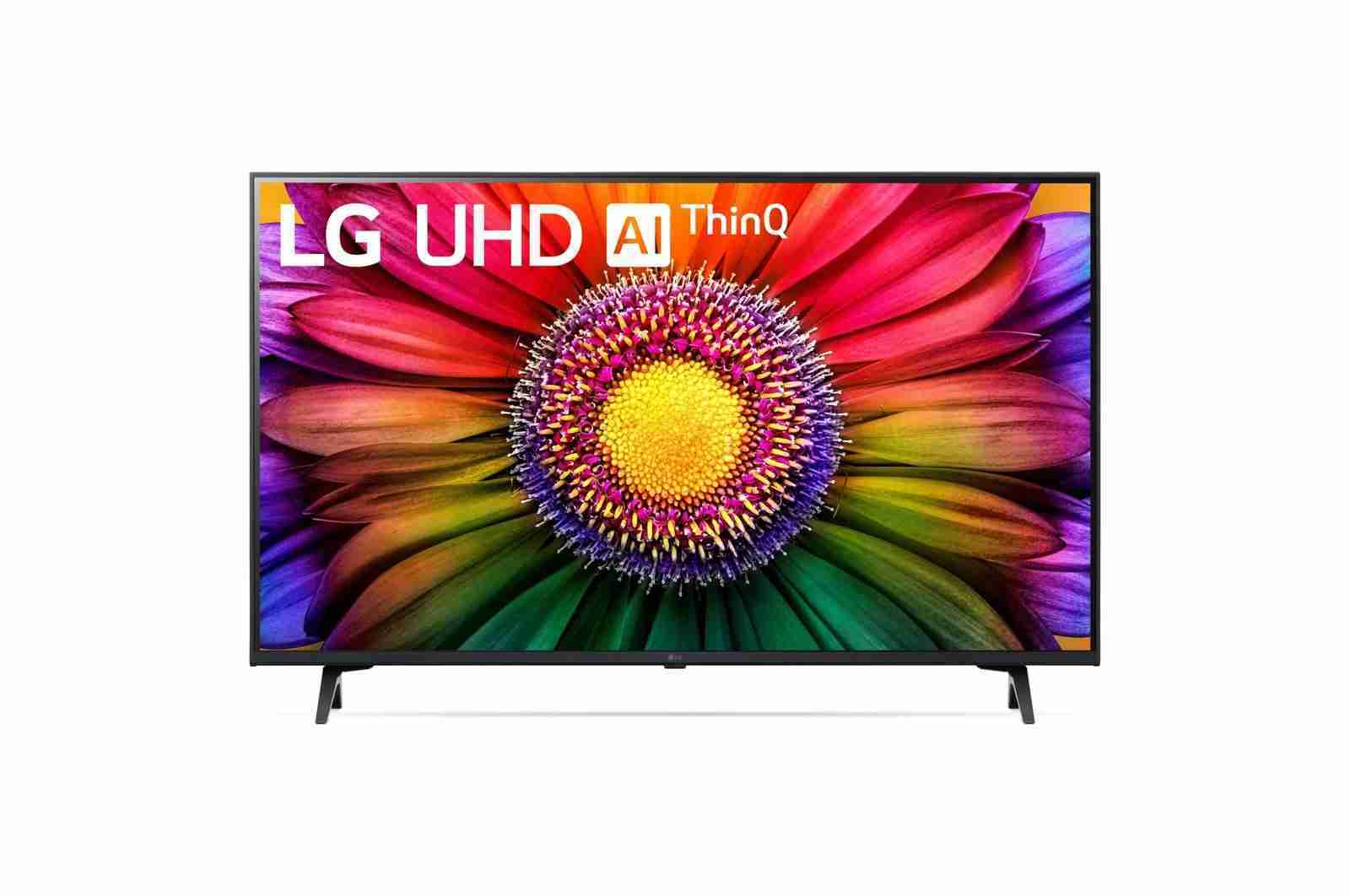 LG 43 Inch Class UR8000 series LED 4K UHD Smart webOS 23 w/ ThinQ AI TV ...